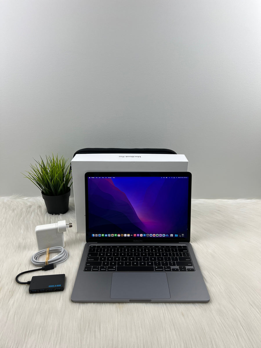 2020 MacBook Pro M1-Chip (256GB SSD, 8GB RAM) w/ New Display, 6 Months – ClipWireless